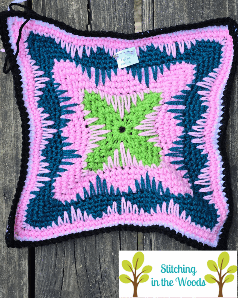 Finished 2024-1 Moogly Square — Stitching in the Woods